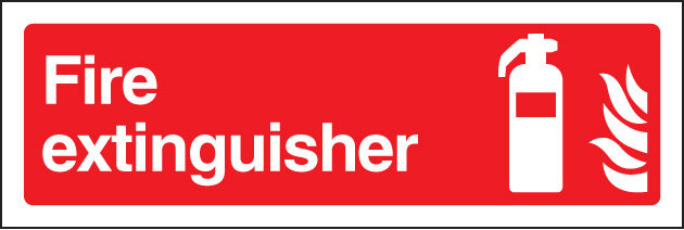 Fire Extinguisher Sign (UK) | Warning Safety Signs