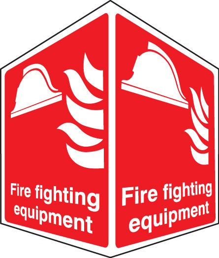 Fire Fighting Equipment - Projecting Sign (UK) | Warning Safety Signs