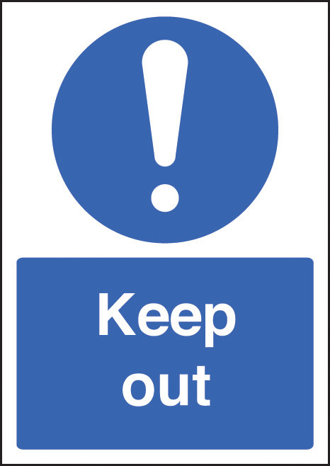 Keep Out - A4 Rp Sign (UK) | Warning Safety Signs