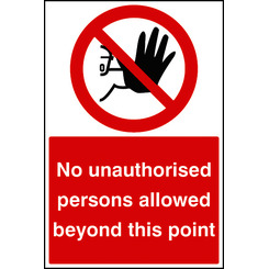 Restricted Access Signs (UK) | Prohibition Signs | Warning Safety Signs